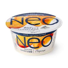 Йогурт греческий Neo персик 1,7%, 125 г — купить с доставкой из Яндекс ...