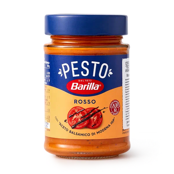 Соус Pesto alla Genovese Barilla с базиликом и сыром Parmigiano ...