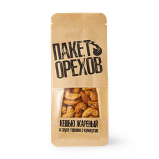 Кешью жареный «Пакет орехов» в соусе терияки с кунжутом, 100 г — купить ...