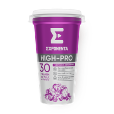 Напиток кисломолочный обезжиренный Exponenta High-Pro черника-земляника ...
