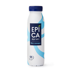 Йогурт питьевой Epica натуральный без сахара 2,9%, 260 г — купить с ...