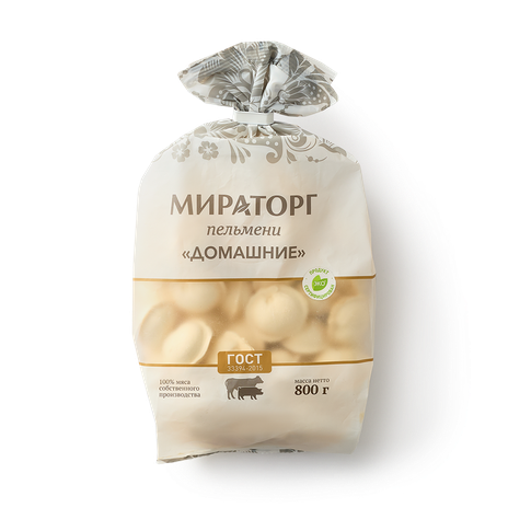 Пельмени Домашние «Мираторг», 800 г — купить с доставкой из Яндекс Лавки