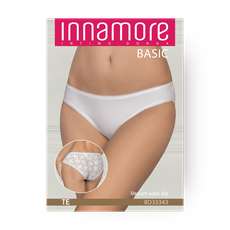 Трусы слипы женские Innamore Basic Te чёрный размер 48, 1 шт. — купить с доставкой из Яндекс Лавки