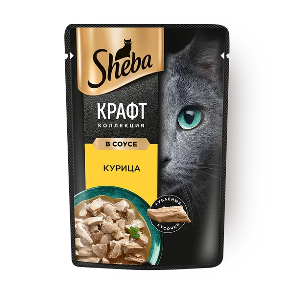 Влажный корм для кошек Sheba Натуральная коллекция утка с яблоками в ...