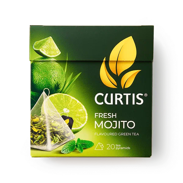 Чай зелёный Sweet Fusion Curtis c лаймом, малиной и мятой в пакетиках ...