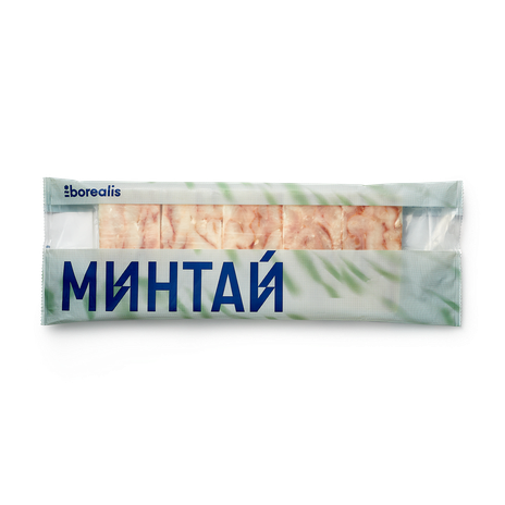 Минтай филе Borealis блочное замороженное, 750 г — купить с доставкой ...