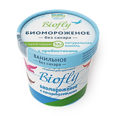 Биомороженое «Десант здоровья» BIOfly натуральная ваниль без сахара, 45 ...