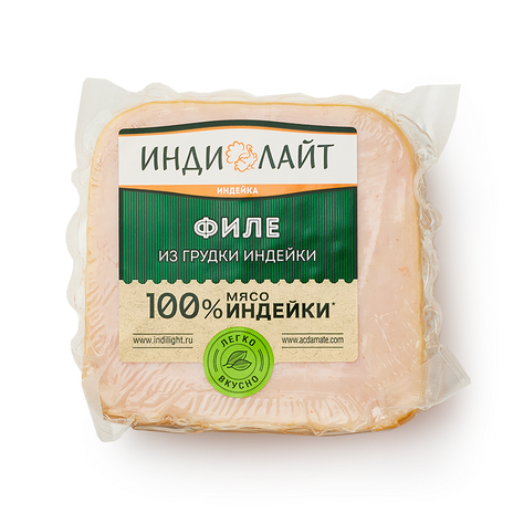 Филе из грудки индейки «Индилайт» варёно-запечённое, 350 г — купить с ...