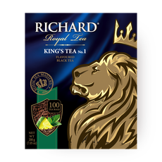 Чай чёрный King's Tea №1 Richard кафрский лайм-английская мята в ...