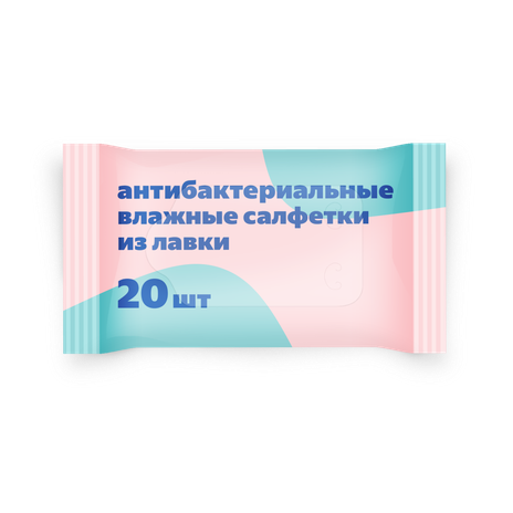 Влажные салфетки «Из Лавки» антибактериальные, 20 шт. — купить с ...