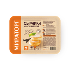 Сырники Классические «Мираторг» замороженные — купить с доставкой из ...