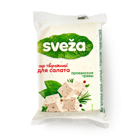 Сыр творожный для салата Sveza с прованскими травами 50%, 250 г ...
