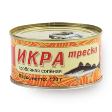 Икра трески «Авистрон», 120 г — купить с доставкой из Яндекс Лавки