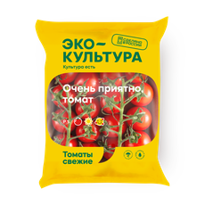 Помидоры сливовидные «Эко-культура» красные на ветке, 500 г — купить с ...