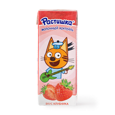 Коктейль молочный «Растишка» клубника, 210 г — купить с доставкой из ...
