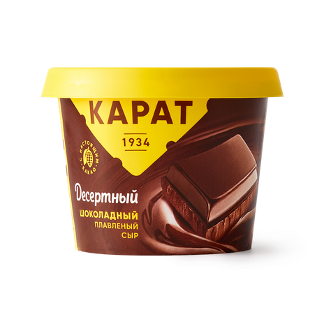 Сыр плавленый «Карат» шоколадный десертный 30%, 230 г — купить с ...