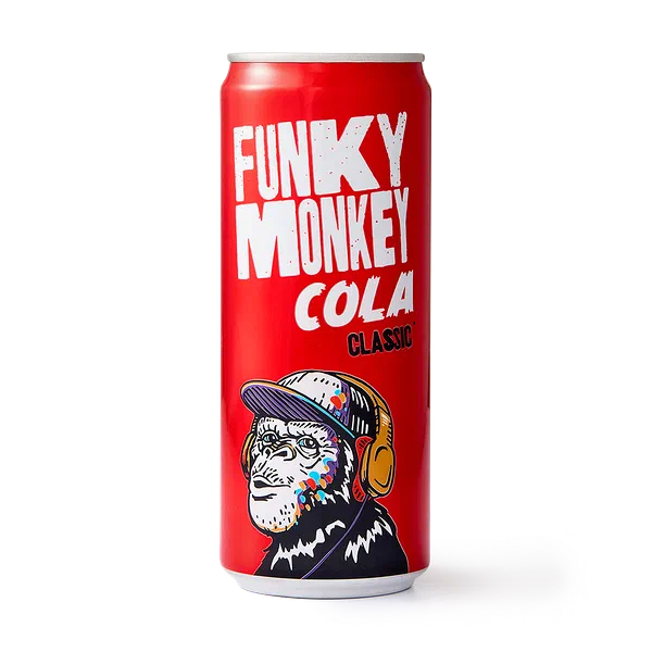 Напиток Funky Monkey Craazy кола-малиновый пирог газированный, 450 мл ...