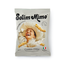 Паста-снек Фузилли Solim Mimo сливки-грибы, 60 г — купить с доставкой из Яндекс Лавки