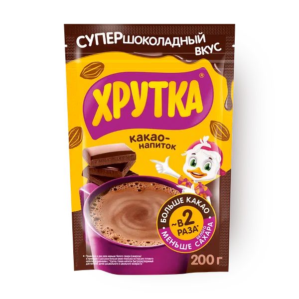Какао Хрутка супер­шоколад­ный вкус